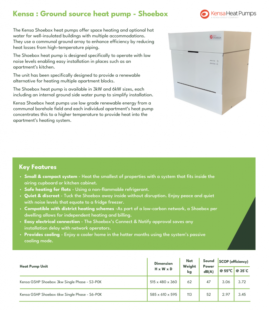 Kensa - Shoebox - Ultimate Renewables Supplies